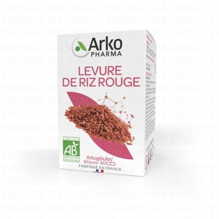 ARKOPHARMA Arkogelules - Levure de Riz Rouge bio 60 gélules - Pharmacie ...