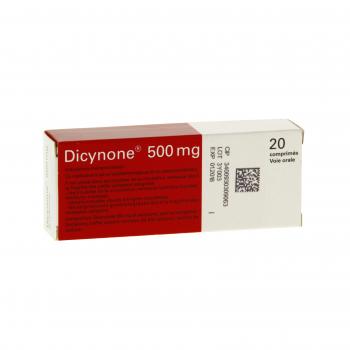 Dicynone 500 mg boîte de 20 comprimés Sanofi Aventis (médicament ...
