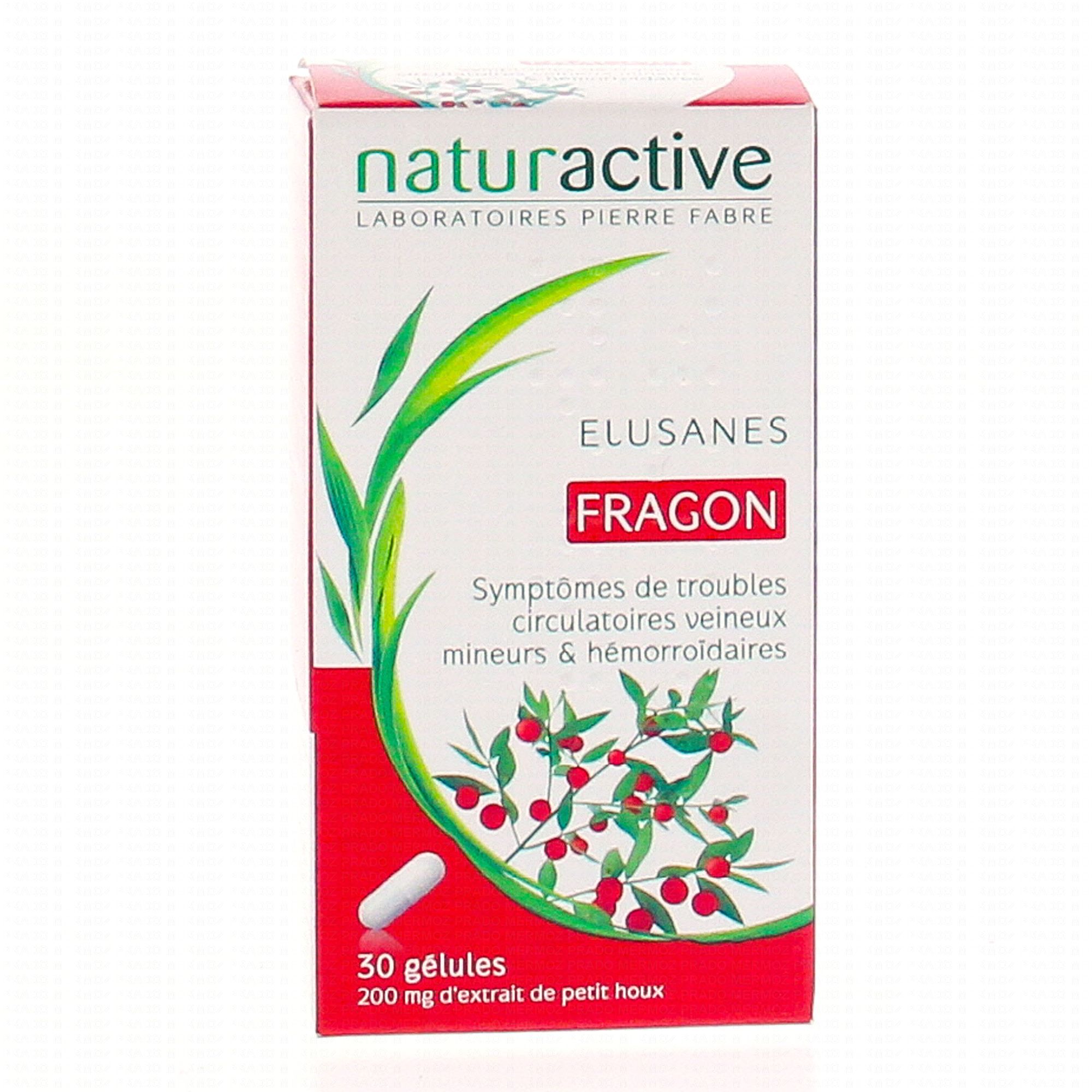 Élusanes fragon 200mg 30 gélules Naturactive (médicament conseil ...